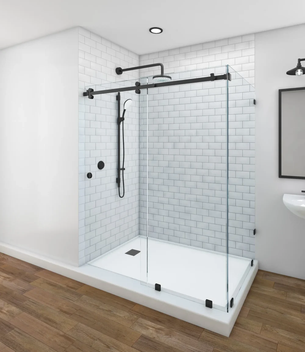 Celestial Sliding Shower Doors | Sleek Modern Glass